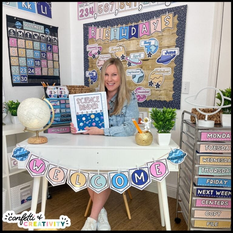Space Classroom Decor Reveal For A Classroom That's Out of This World ...