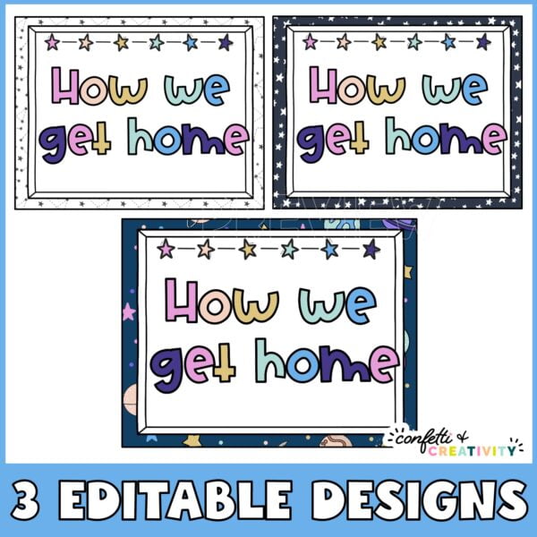 Space How We Get Home Posters | Confetti & Creativity
