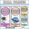 Space Hall Passes | Confetti & Creativity