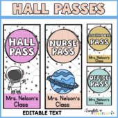 Space Hall Passes | Confetti & Creativity
