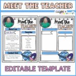 Space Meet the Teacher Template | Confetti & Creativity