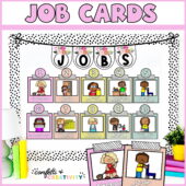 Farmhouse Floral Primary Job Cards | Confetti & Creativity