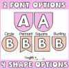 Farmhouse Floral Bulletin Board Letters | Editable Headers | Confetti ...