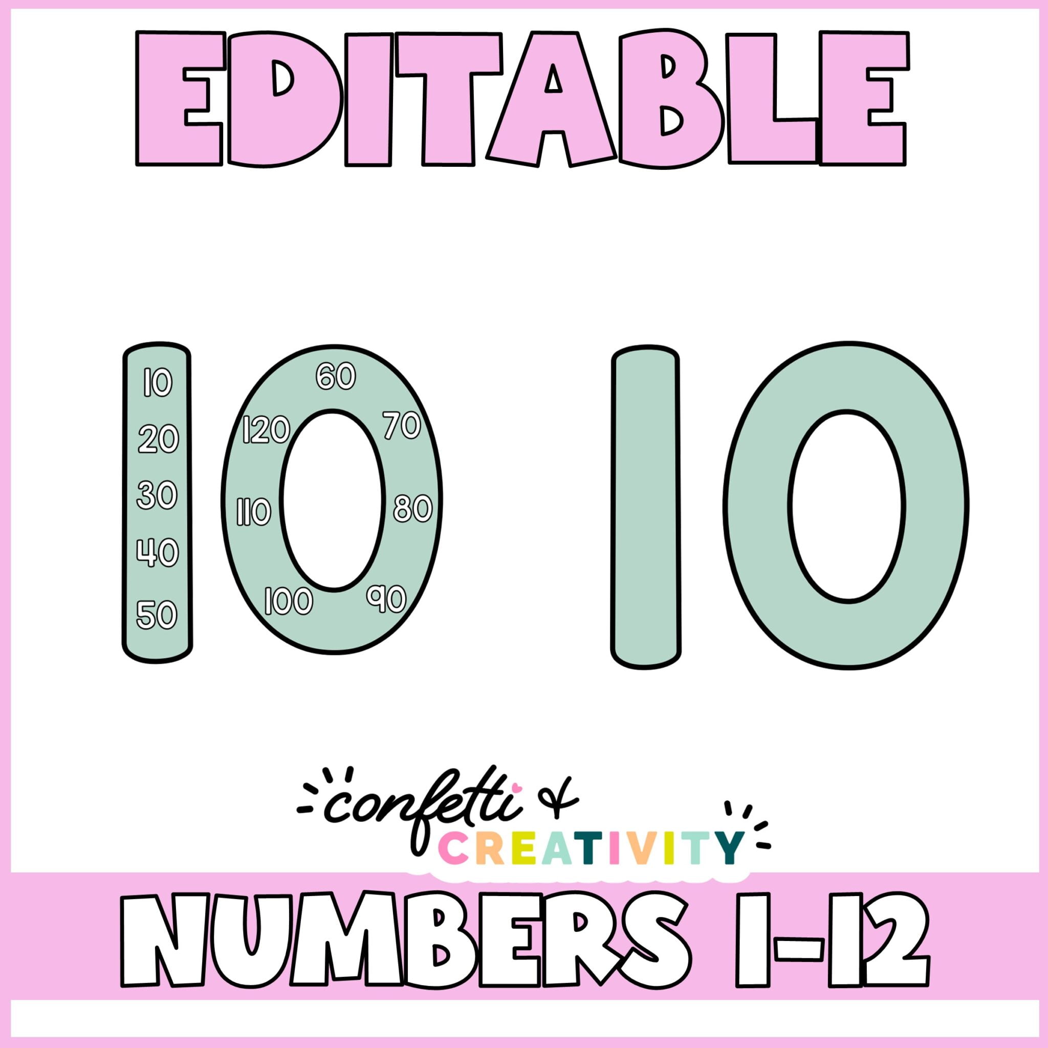 Farmhouse Floral Skip Counting Numbers | Confetti & Creativity