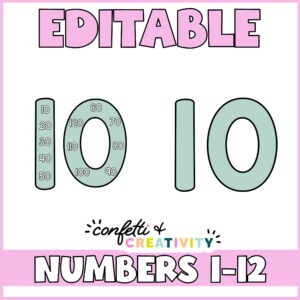 Farmhouse Floral Skip Counting Numbers | Confetti & Creativity