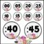 Farmhouse Floral Clock Labels | Confetti & Creativity