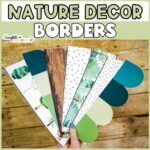 Nature Bulletin Board Borders | Confetti & Creativity