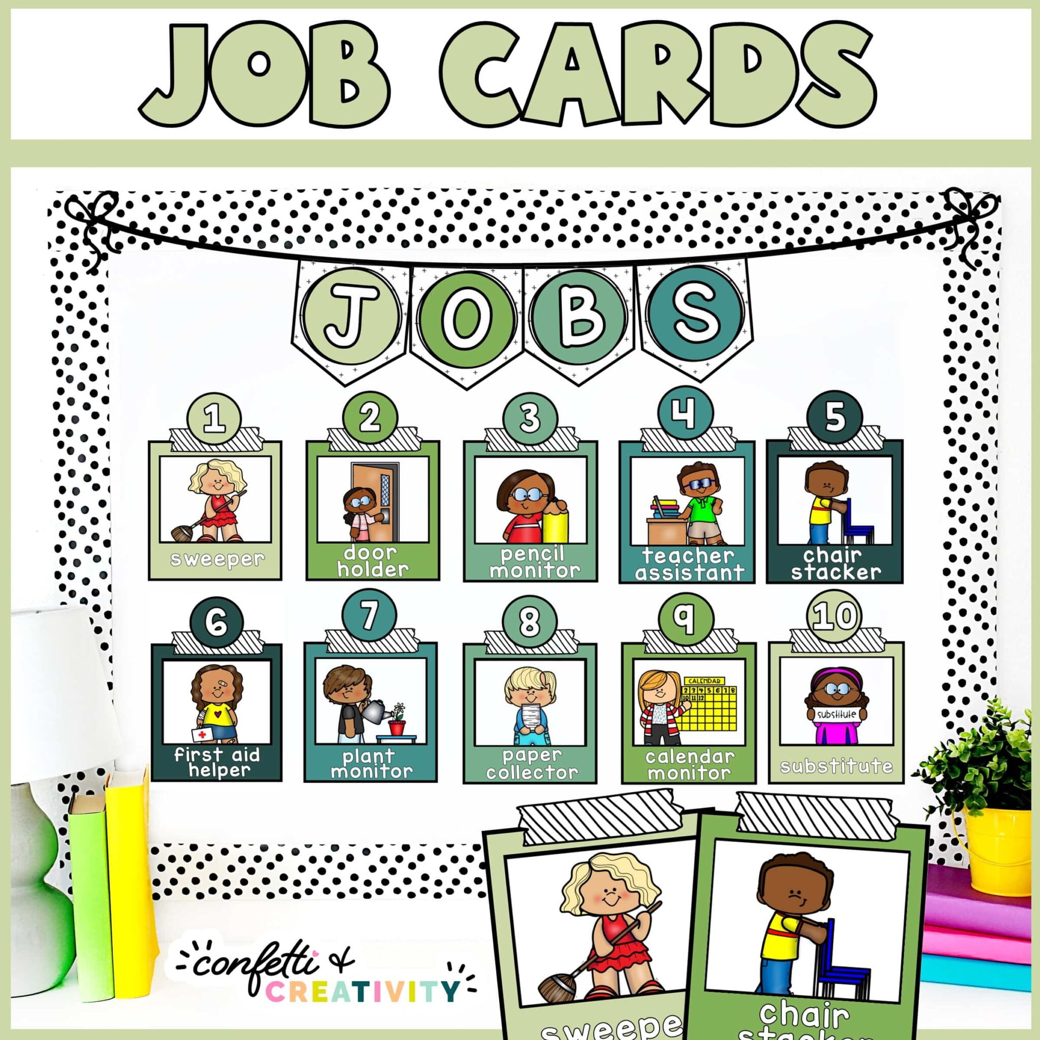 Nature Primary Job Cards | Confetti & Creativity