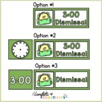 Nature Primary Schedule Cards | Confetti & Creativity
