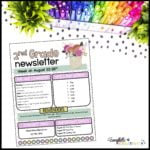 Farmhouse Floral Newsletter Templates | Confetti & Creativity