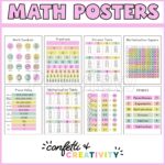 Farmhouse Floral Math Posters | Confetti & Creativity