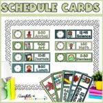 Nature Primary Schedule Cards | Confetti & Creativity