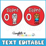 Bright Vintage Voice Levels Display | Confetti & Creativity