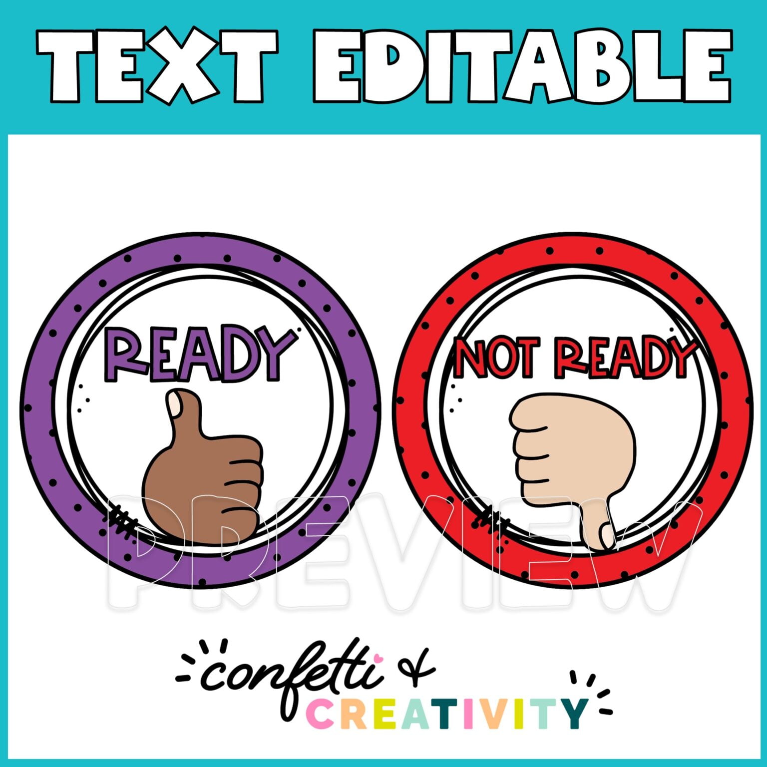 Bright Vintage Hand Signals | Confetti & Creativity