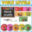 Bright Vintage Voice Levels Display | Confetti & Creativity
