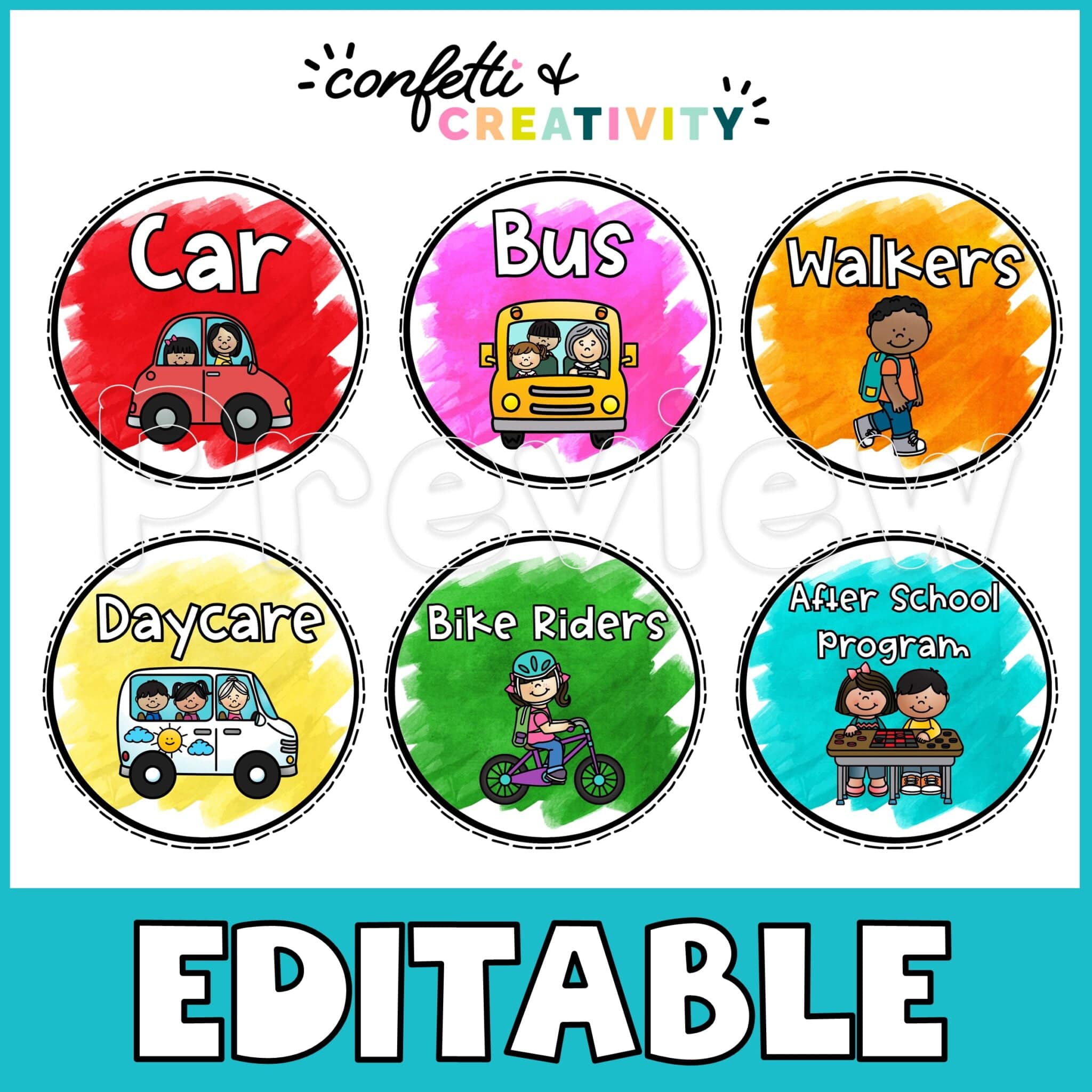 Watercolor How We Get Home Posters | Confetti & Creativity