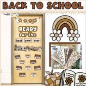 Back to School Bulletin Board (Bright Colors) | Confetti & Creativity