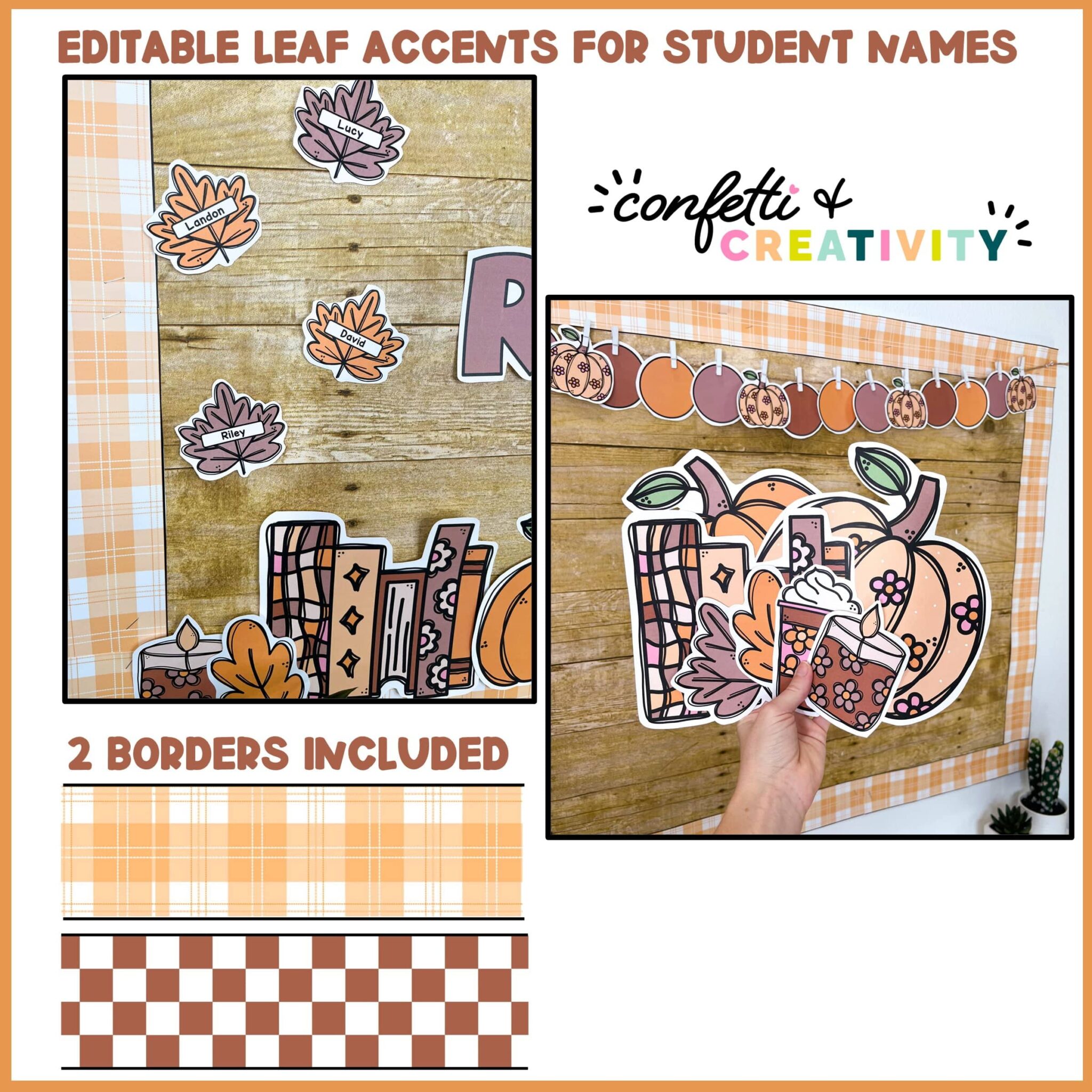 Fall Bulletin Board – Fall In Love With Reading | Confetti & Creativity