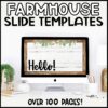 Modern Farmhouse Google Slides Templates | Distance Learning | Confetti ...