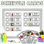 Modern Farmhouse Primary Schedule Cards | Confetti & Creativity