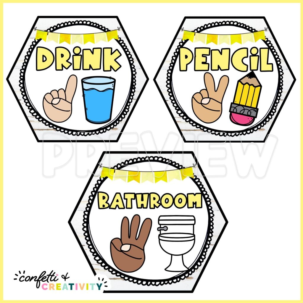 Lemon Hand Signals | Confetti & Creativity
