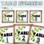Lemon Table Numbers | Confetti & Creativity