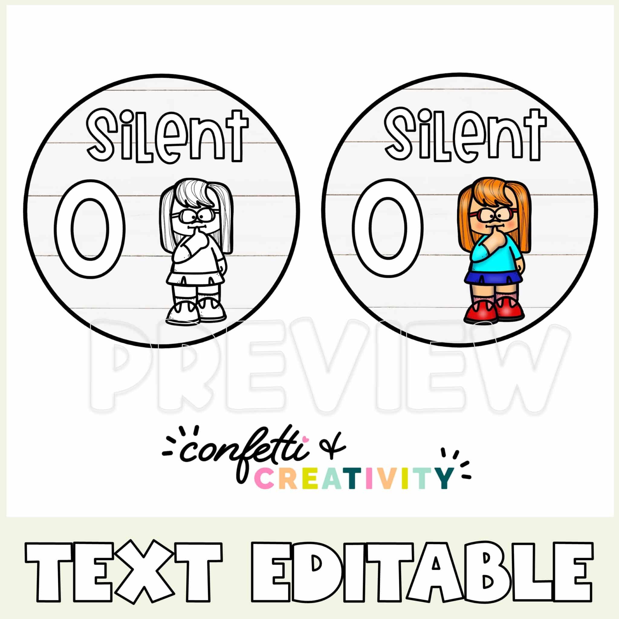 Modern Farmhouse Voice Level Posters | Confetti & Creativity