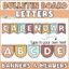 Modern Neutral Bulletin Board Letters | Editable Headers | Confetti ...