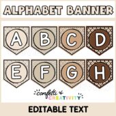 Neutral Classroom Decor Bundle | Confetti & Creativity