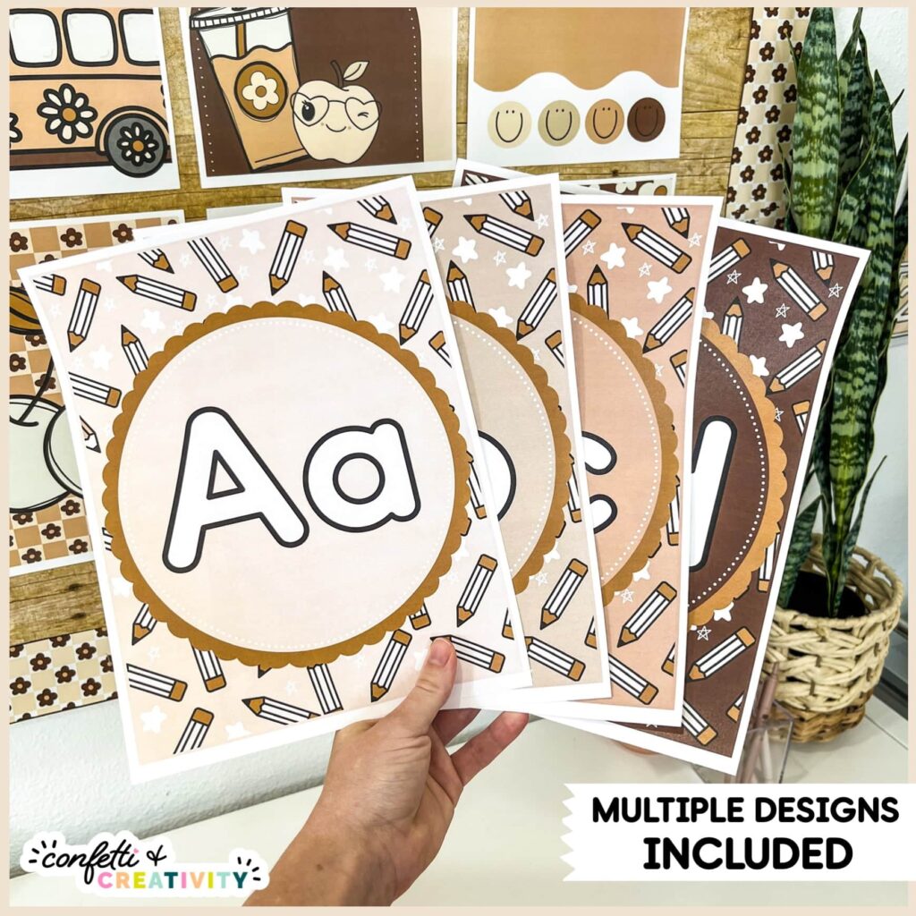 Neutral Alphabet Posters | Confetti & Creativity