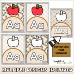 Neutral Alphabet with Pictures | Confetti & Creativity