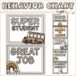 Neutral Behavior Chart | Confetti & Creativity