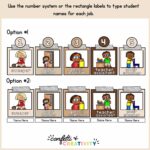 Neutral Primary Job Cards | Confetti & Creativity