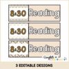 Neutral Daily Schedule Cards | Confetti & Creativity