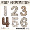 Neutral Skip Counting Numbers | Confetti & Creativity