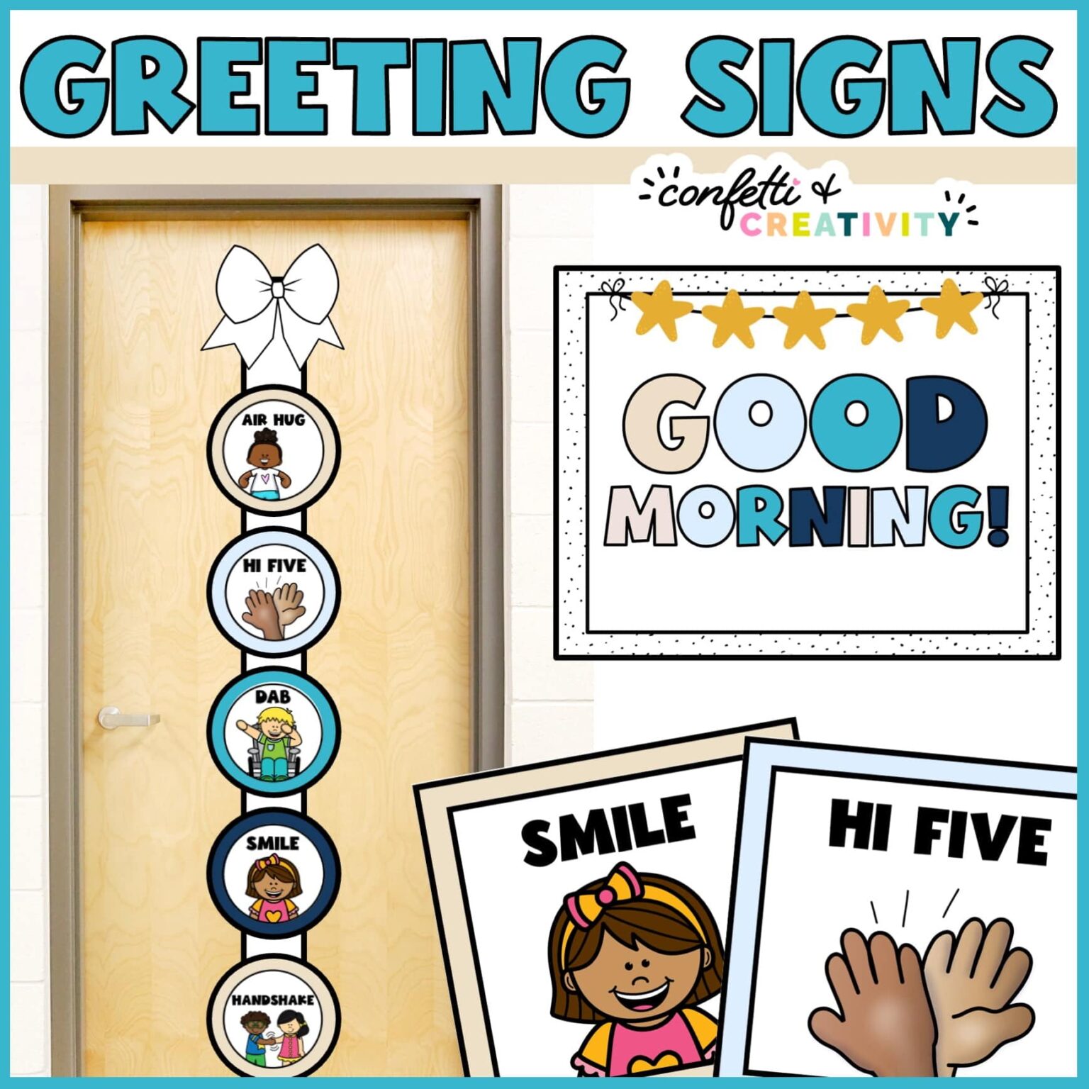 Ocean Greeting Signs | Confetti & Creativity