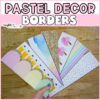 Pastel Bulletin Board Borders | Confetti & Creativity