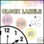 Pastel Clock Labels | Confetti & Creativity