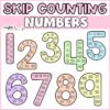 Pastel Skip Counting Numbers | Confetti & Creativity