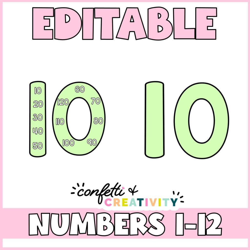 Pastel Skip Counting Numbers | Confetti & Creativity
