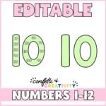 Pastel Skip Counting Numbers | Confetti & Creativity