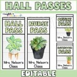 Plant Hall Passes | Confetti & Creativity