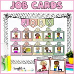 Retro Primary Job Cards | Confetti & Creativity