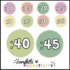 Retro Clock Labels | Confetti & Creativity