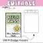 Retro Hall Passes | Confetti & Creativity