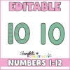 Retro Skip Counting Numbers | Confetti & Creativity