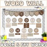 Neutral Word Wall | Confetti & Creativity