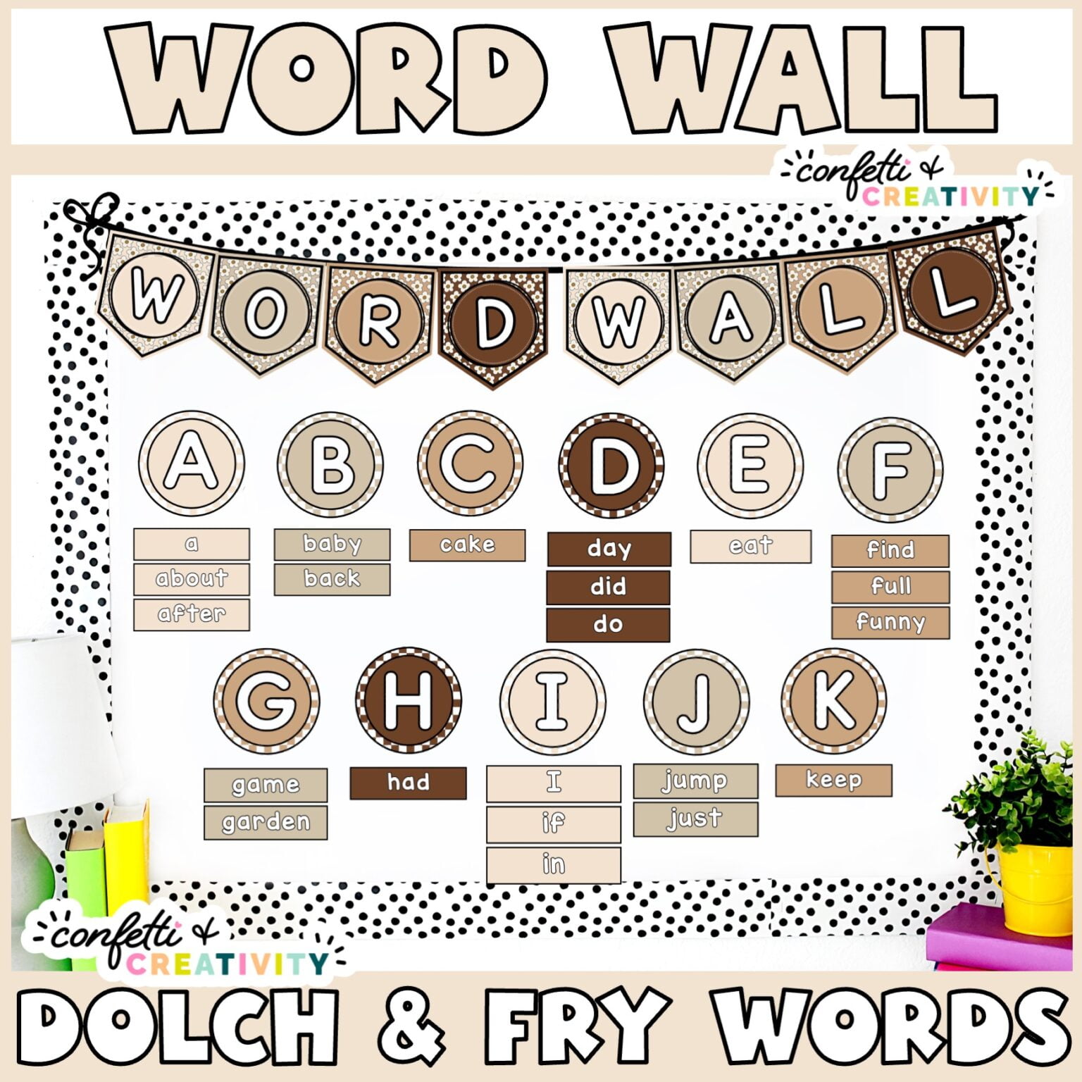 Neutral Math Posters | Confetti & Creativity