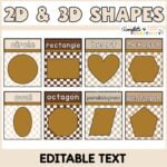 Neutral Shape Posters | Confetti & Creativity