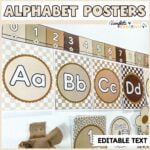 Neutral Alphabet Posters | Confetti & Creativity